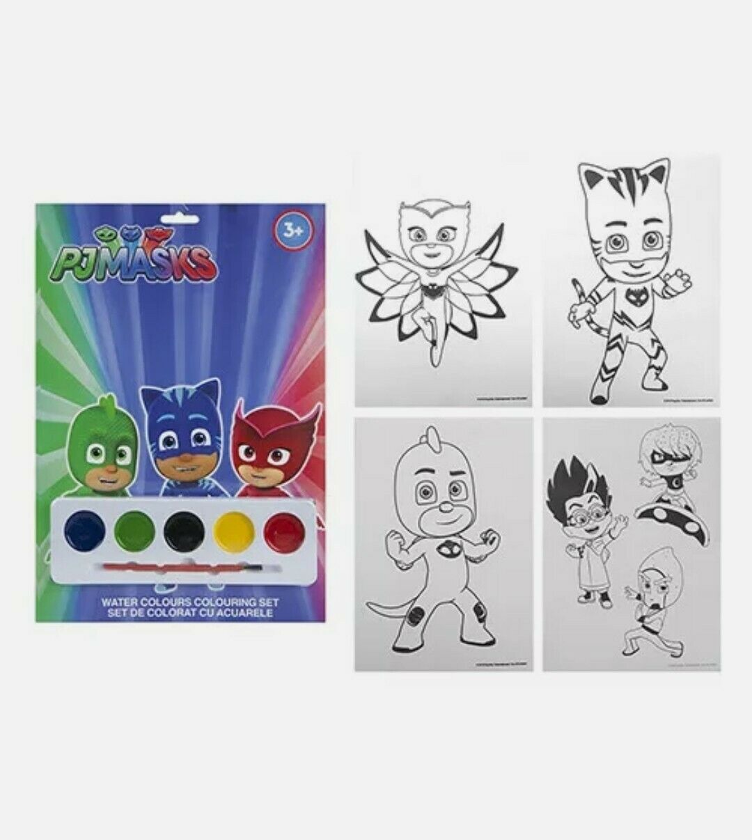 A4 PAINT COLOURING SET PJ MASKS – Andil Brothers