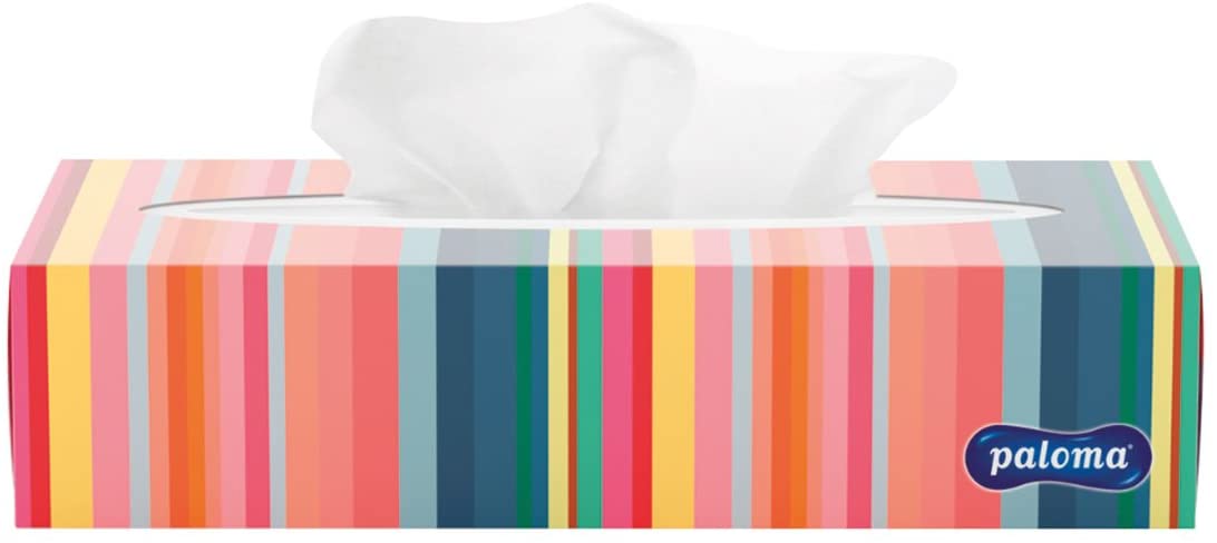 PALOMA BOXED FACIAL TISSUES 2PLY 100S – Andil Brothers