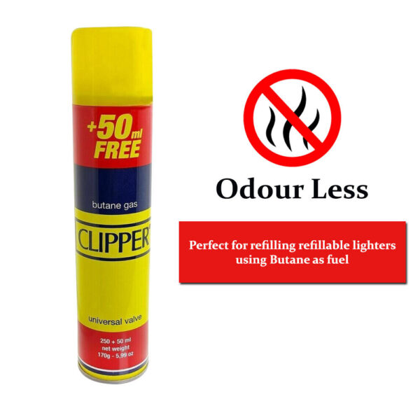 CLIPPERS UNIVERSAL BUTANE GAS IDEAL FOR REFILLING LIGHTERS, – Andil ...