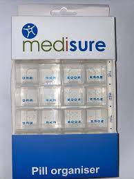 MEDISURE PILL ORGANISER 28 WITH TRAY – Andil Brothers